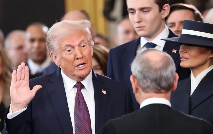 Trump sworn in as 47th US president, promises 'revolution of common ...